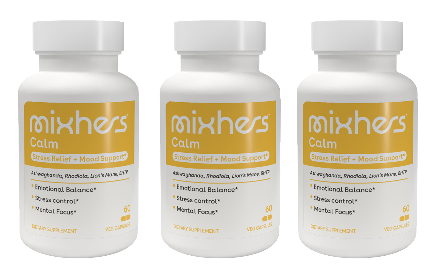 Mixhers Calm Capsules - 90-Day Supply